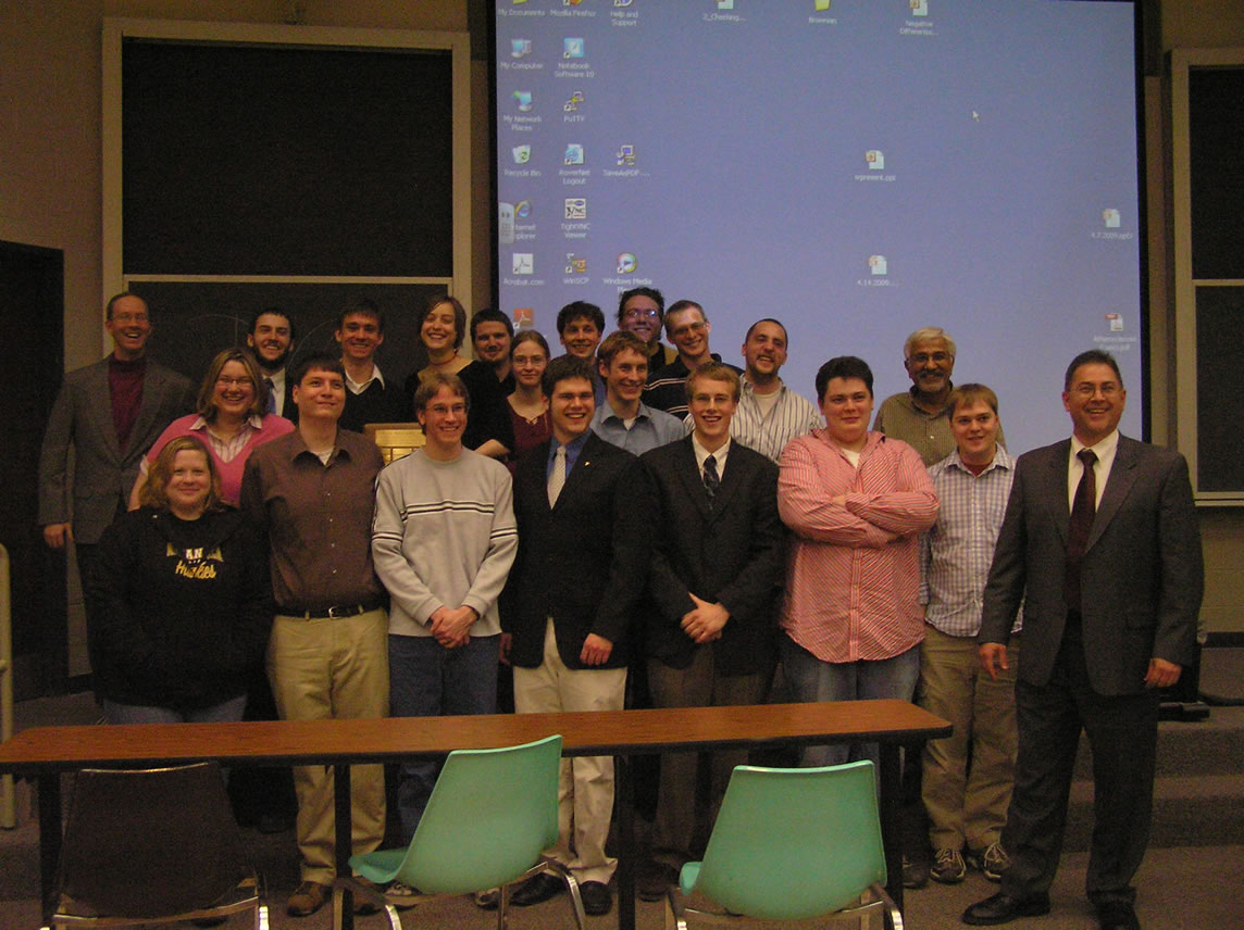 MTU Physics - Alumni - Recent Graduates - Seniors 2009
